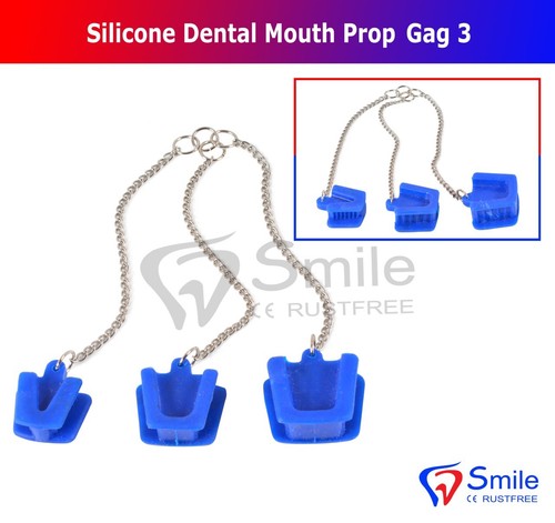 Silicone Dental Mouth Prop Gag 3 PCs Chain Dental Equipment Latx Free ...