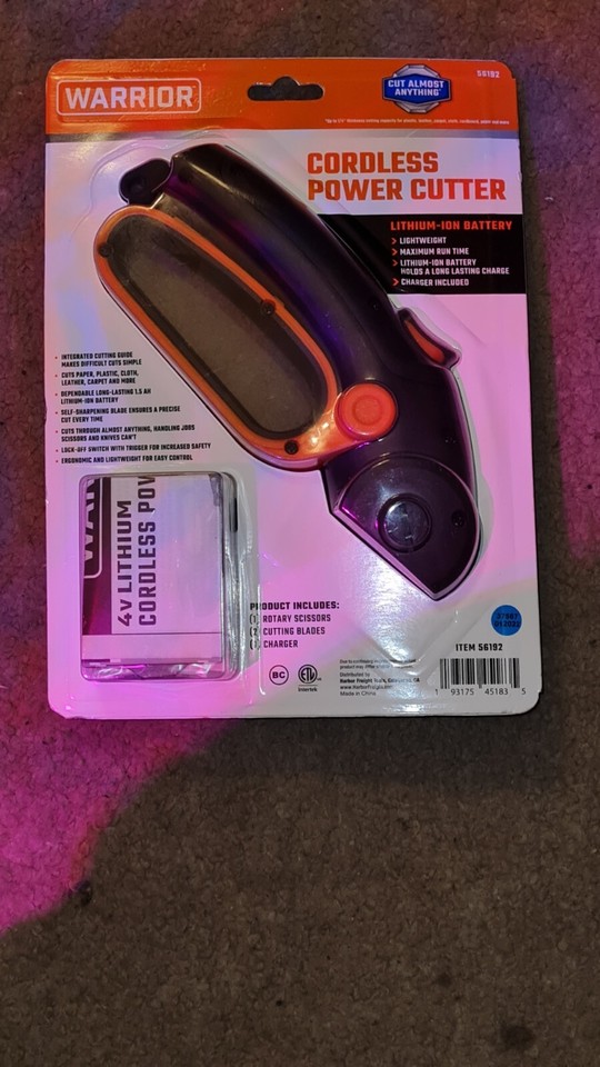 Warrior Cordless Power Cutter 4v Lithium-ion. | eBay