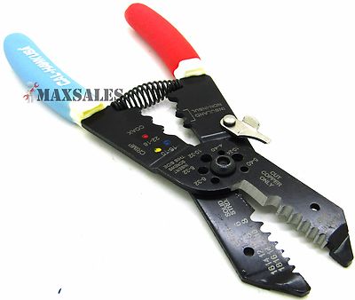 New 9" WIRE STRIPPER AND CUTTER SPRING LOADED WIRE FROM 6-18 AWG | eBay