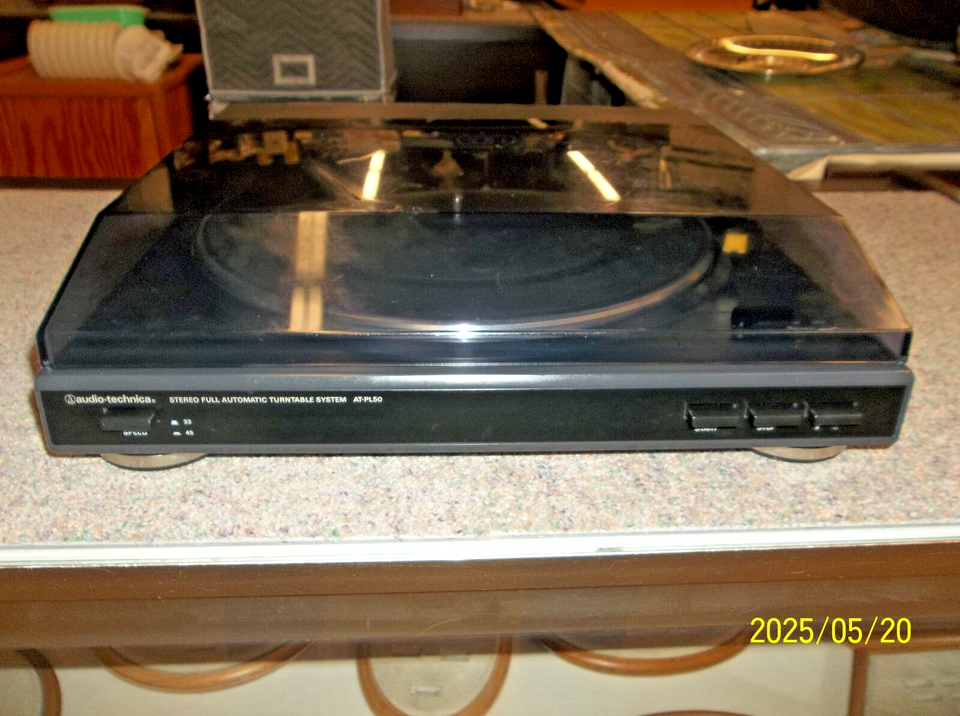 Audio-technica Turntable AT-PL50 Stereo Full Automatic Tested. New ...