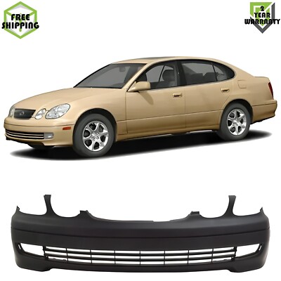 Front Bumper Cover Primed Plastic For 98-2005 Lexus GS300 98-00 GS400 ...