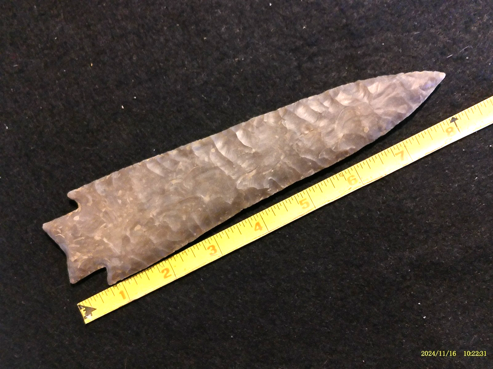 Reproduction Gray Ghost Arrowhead, Flint Knapping Collectible FREE ...