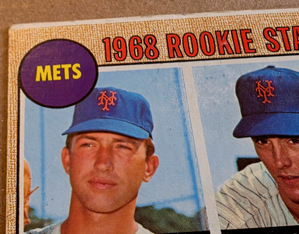 1968 Topps Milton Bradley #177 Nolan Ryan Jerry Koosman Rookie Card ...