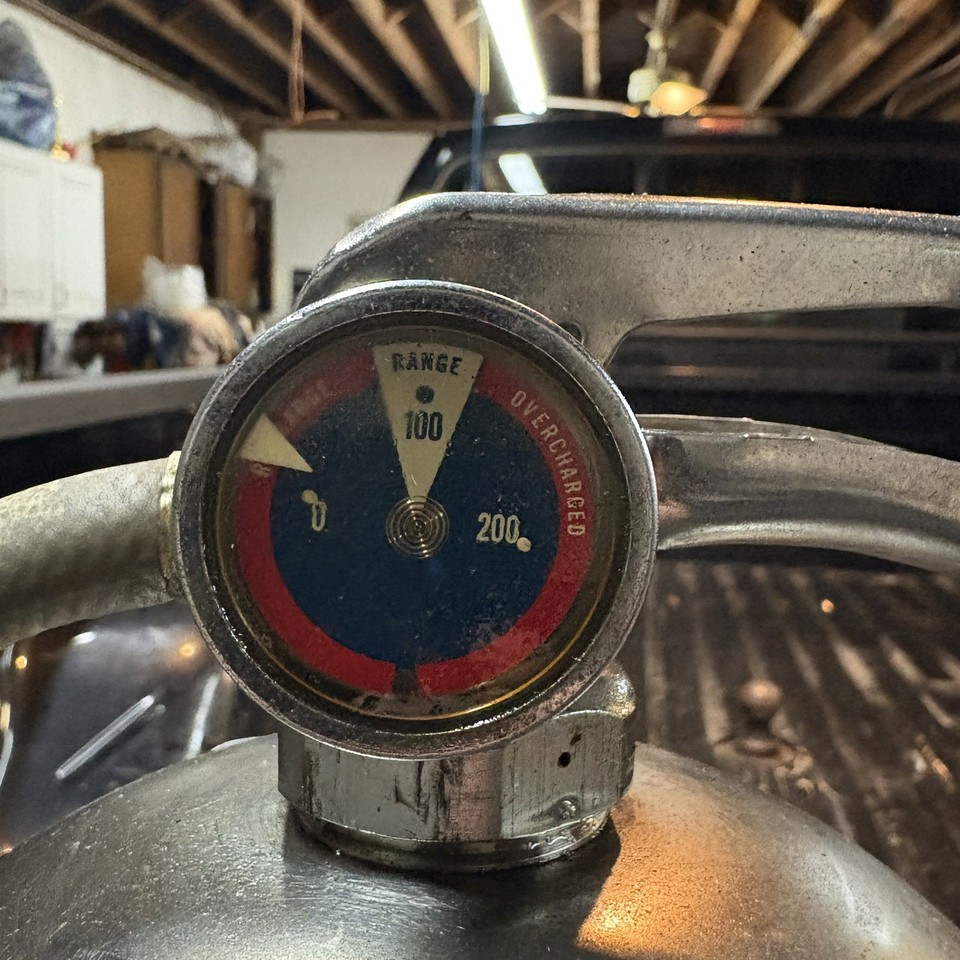 Vintage General Stainless Steel Water Fire Extinguisher Empty | eBay