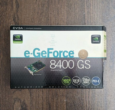 EVGA nvidia e-GeForce 8400 GS graphics card 256mb DDR2 PCI-E | eBay