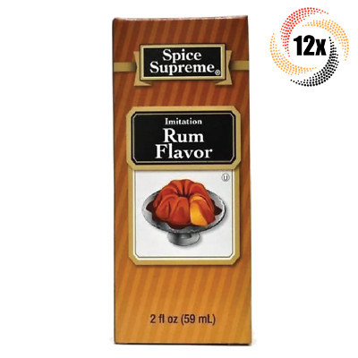 12x Packs Spice Supreme Imitation Rum Flavor Extract | 2oz | Fast ...