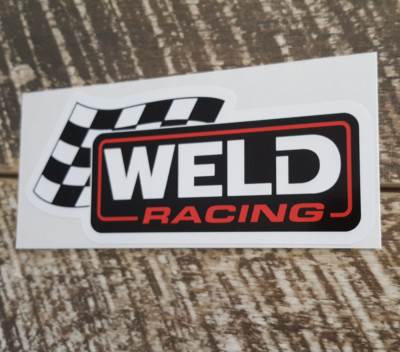 WELD RACING Decal Sticker Vintage Mancave Garage Motorsport Decal ...