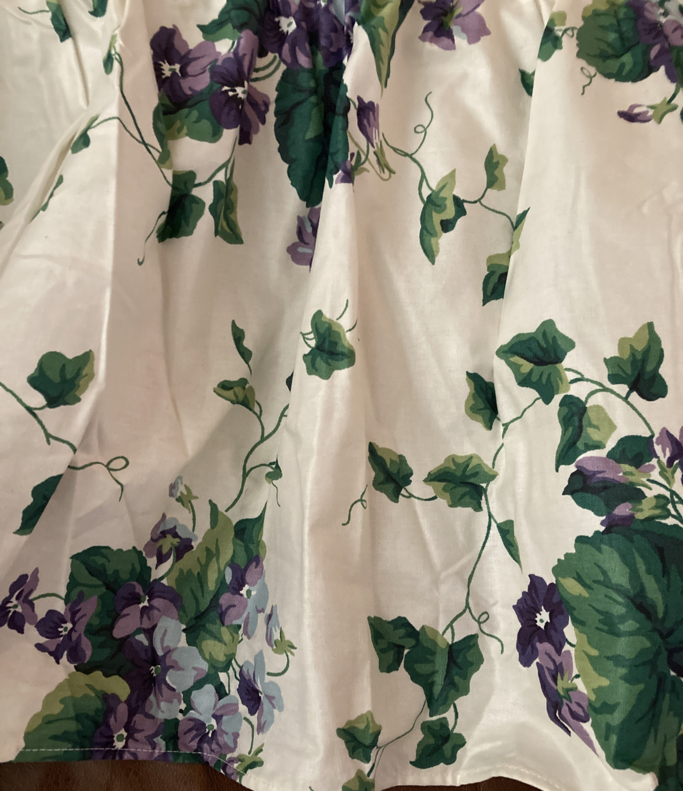 Waverly Home Fashions Full Size Floral Bed Skirt Dust Ruffle | eBay