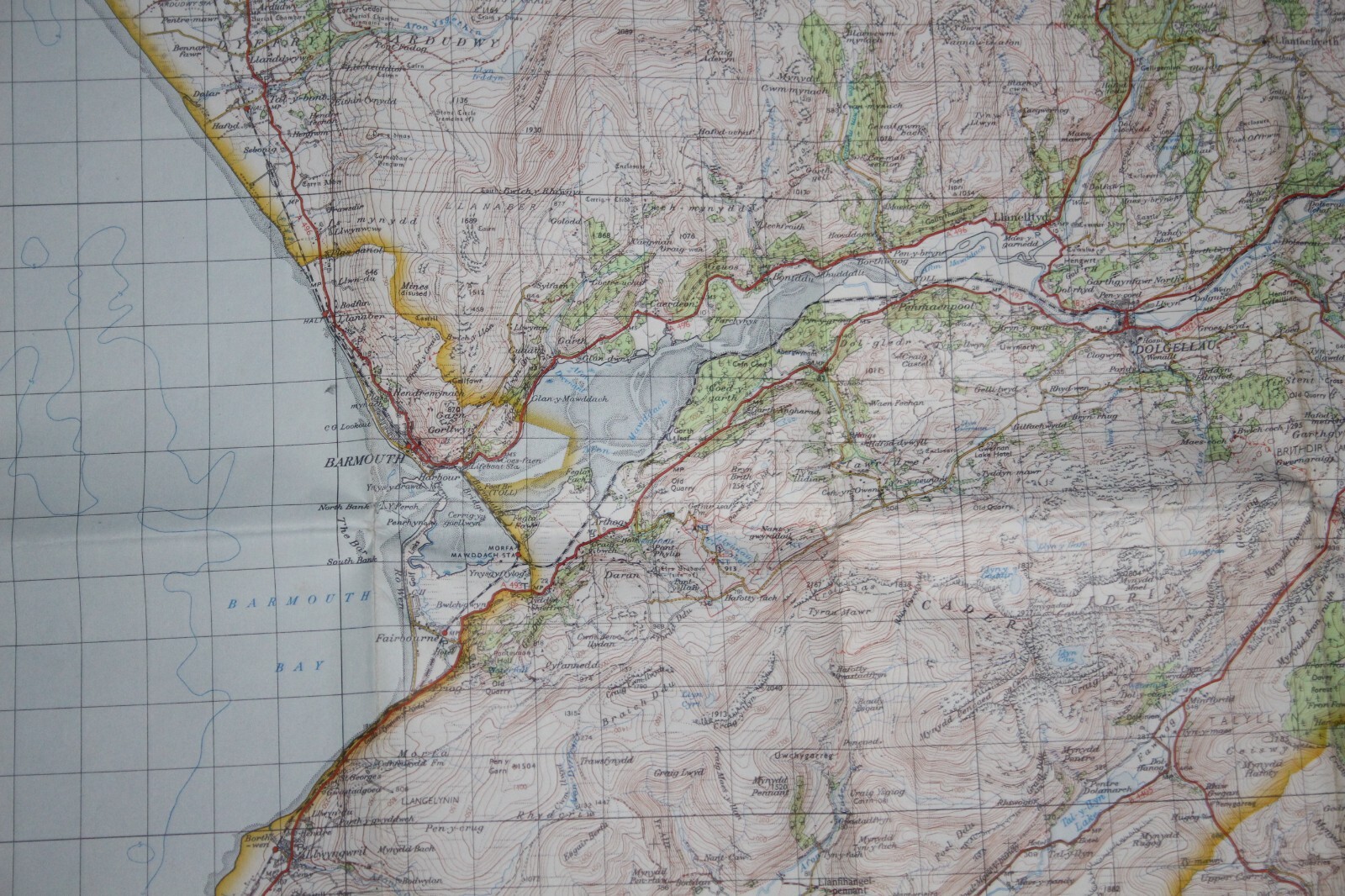 Ordnance Survey One Inch Map - Dolgellau, Sheet 116 - 1967 | eBay UK