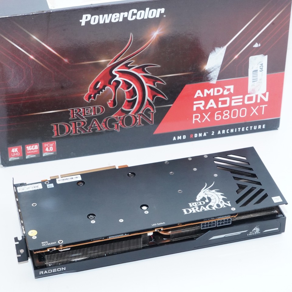 PowerColor Red Dragon Radeon RX 6800 XT OC Graphics Card 4713436173137 ...