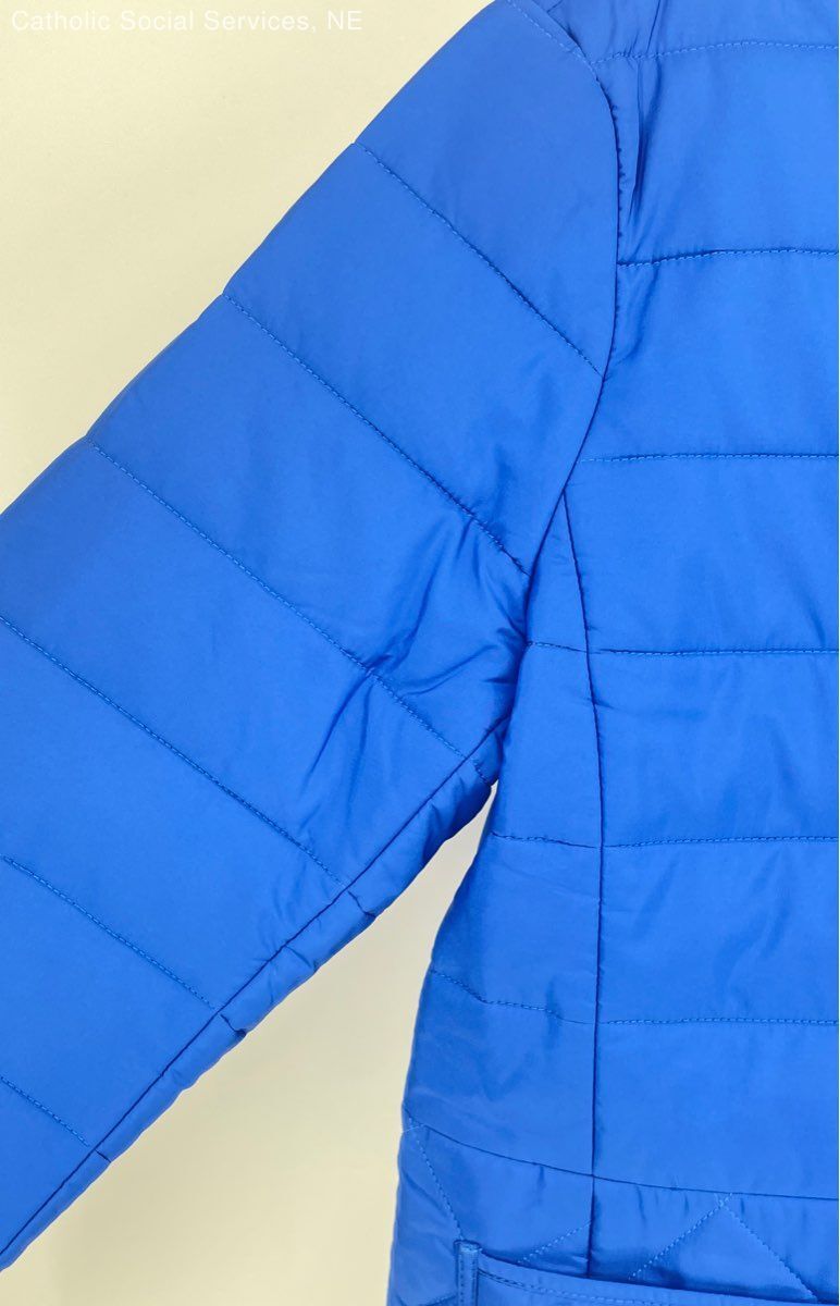 Talbots Blue Women's Quilted Barn Jacket Double Pocket - Size Small ...