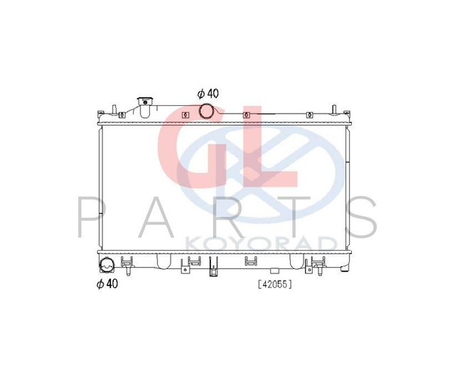 FOR SUBARU LEGACY 2.0 L 2.5L 14-17 Radiator Engine Cooling KOYORAD ...