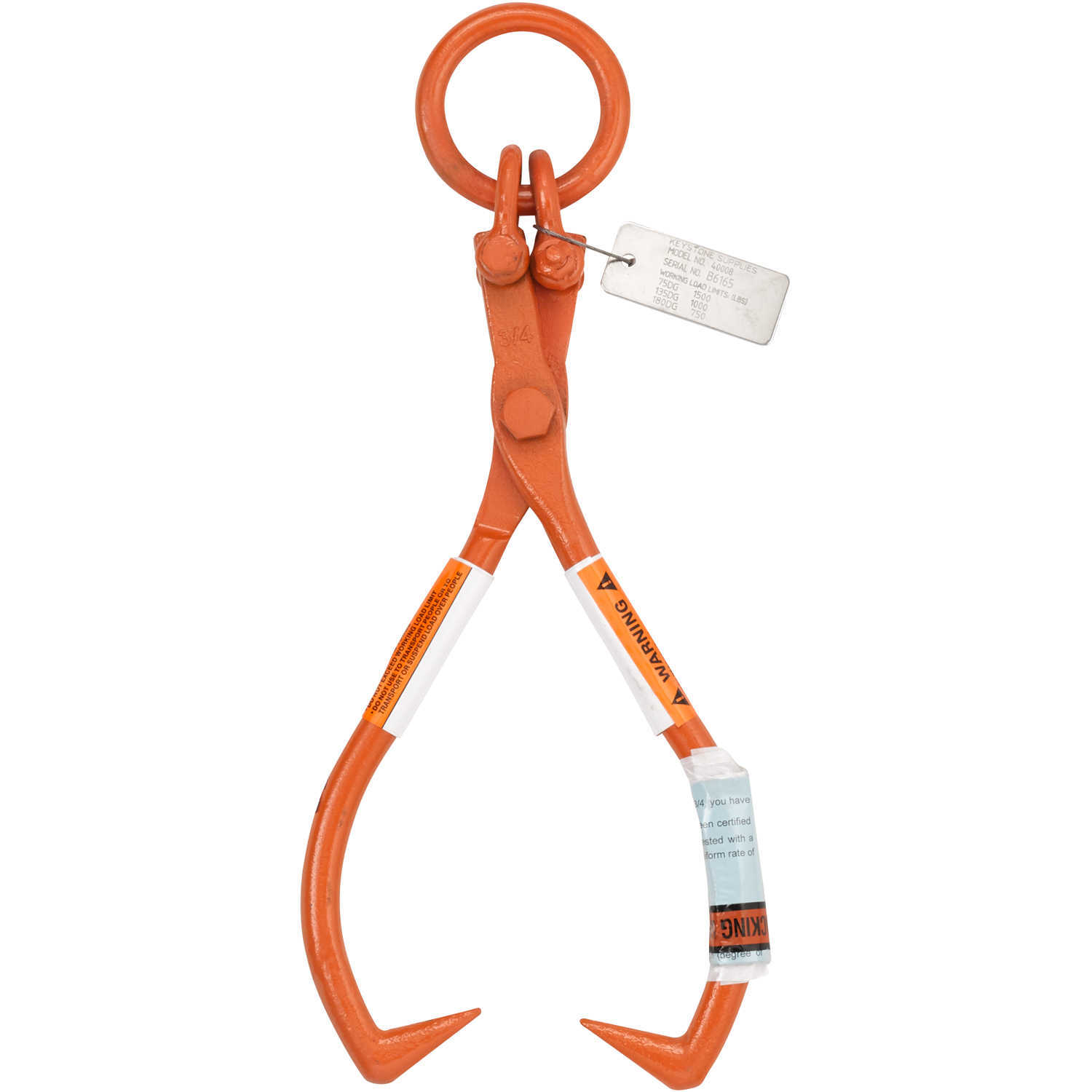 1" Lifting Tongs with Ring | eBay