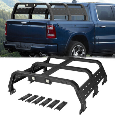 Adjustable Truck Rack Bed Rack Heavy Duty Pickup for Ram 1500/Silverado ...