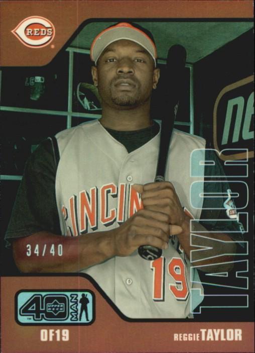 2002 Upper Deck 40 Man - Reggie Taylor #962 Electric Rainbow /40 for ...