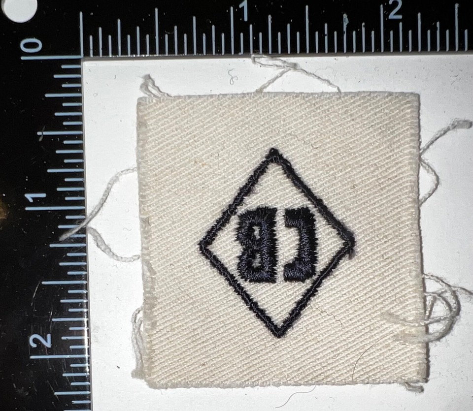 WWII USN US Navy CB Seabee Construction Bn Distinguishing Striker WHITE ...