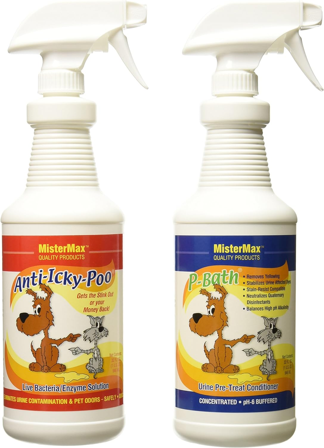 ANTI ICKY POO ODOR REMOVER and P-BATH PRE-TREATER COMBO | eBay
