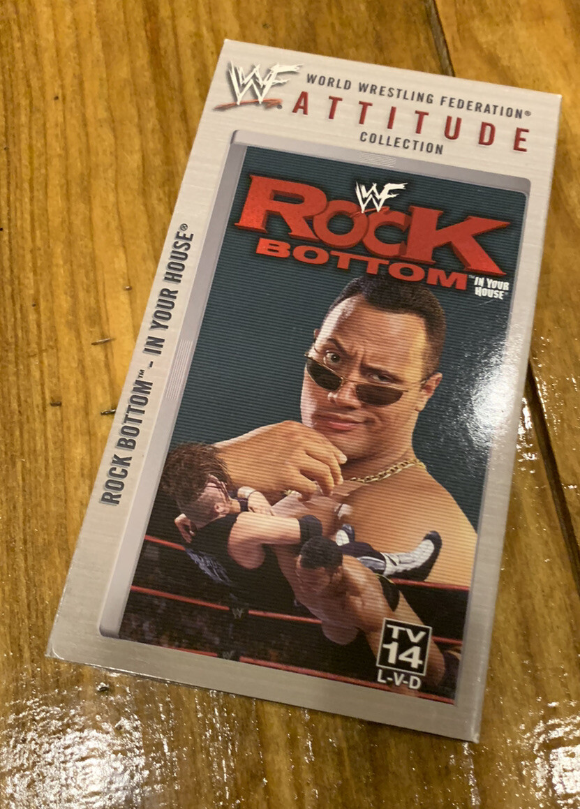 WWF - Rock Bottom: In Your House (VHS) WWE ATTITUDE COLLECTION ...