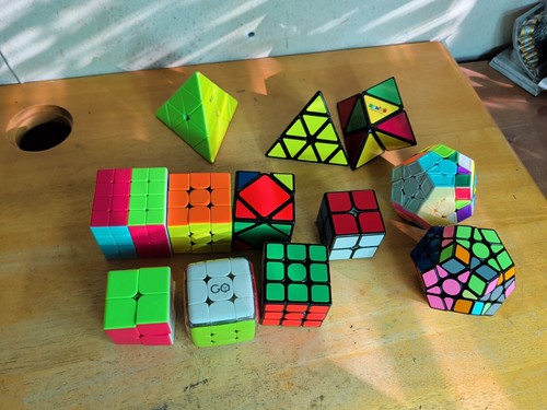 Rubix Cube Puzzle Brain Teaser -Lot of 12- All Functional -Fast ...