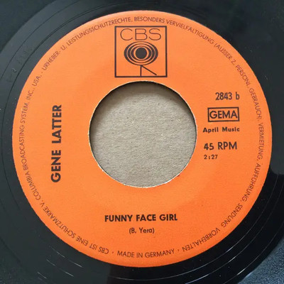 Gene Latter A Little Piece Of Leather Vinyl Single 7inch CBS | eBay