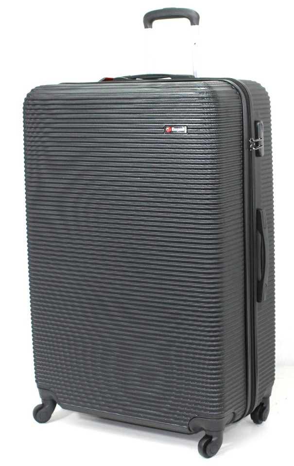 XL Large Suitcase 4 Wheel MEDIUM Lightweight ABS Hard Shell Luggage ...
