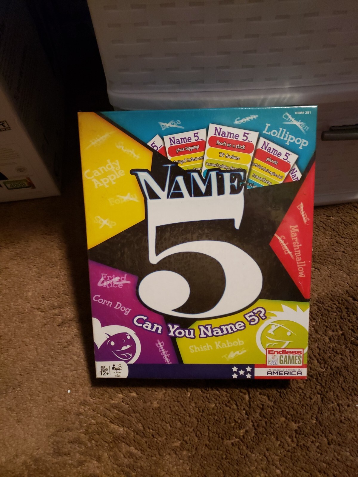 Endless Games, Name 5 Board Game, Children Ages 12+ | eBay