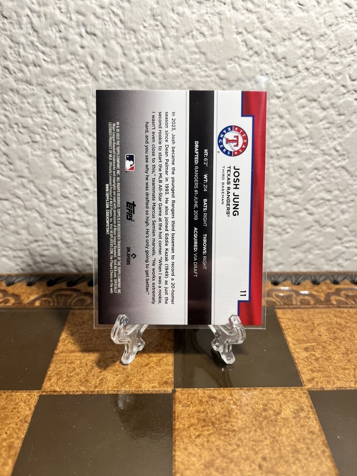 2023 Topps MLB Costco Flagship Collection Silver Pack #11 Josh Jung RC ...