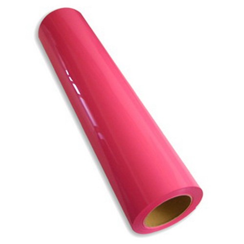 Fluorescent Pink PU Hot Film Lettering Film T-shirt Heat Transfer Film ...