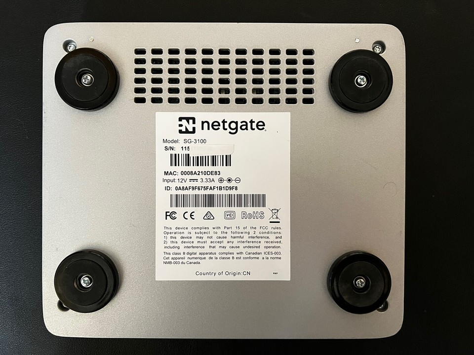 Netgate SG-3100 Network Security Appliance PfSense Plus Multi Wan ...