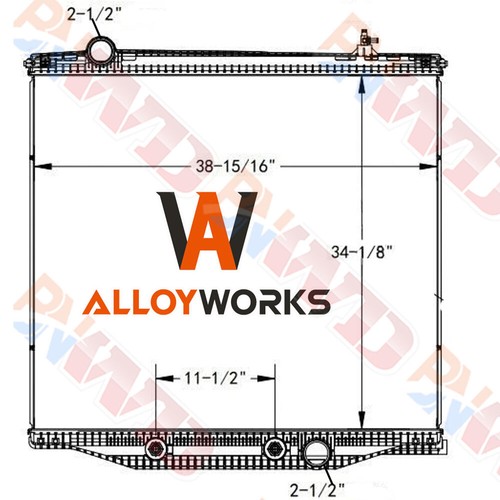 2516108C91 Radiator For International Harvester ProStar LT625 HX520 L6 ...