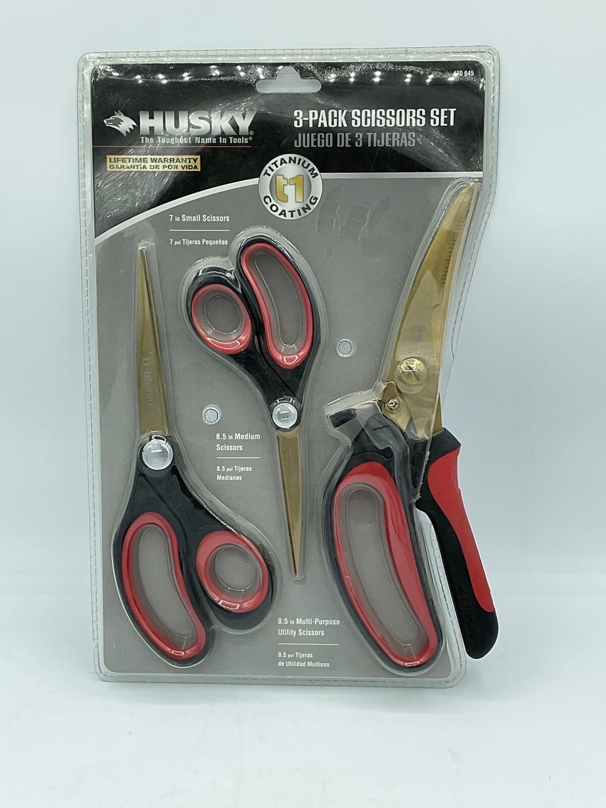Husky 4pack Titanium Scissors Set for sale online | eBay