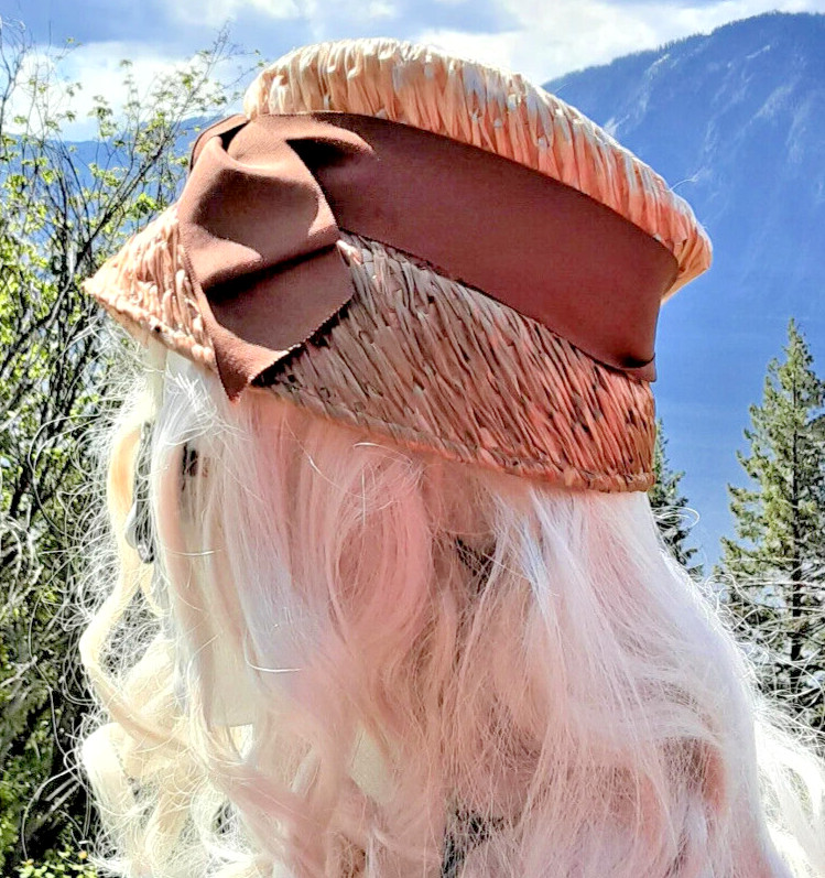 1960s Bohemian Style Bucket Hat - Lord & Taylor/Bambe… - Gem