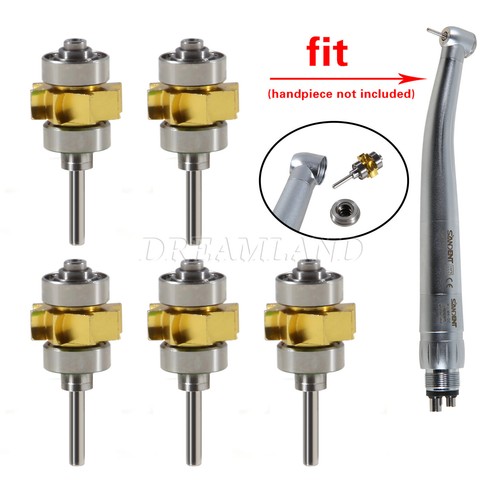 5 x NSK Style Dental Cartridge Rotor Turbine Fit SANDENT High Speed ...