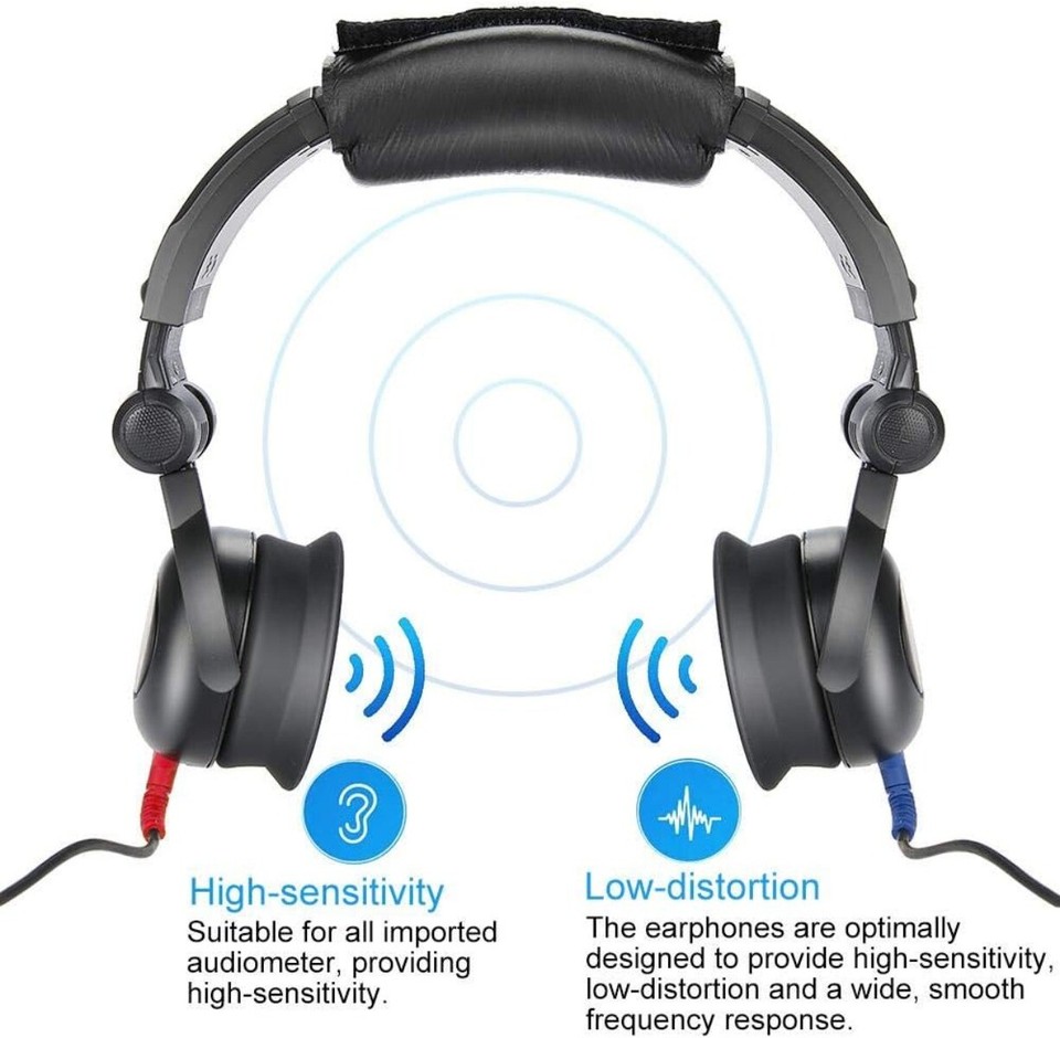 Audiometer Headphone, Hearing Screening Headphone Air Conduction ...