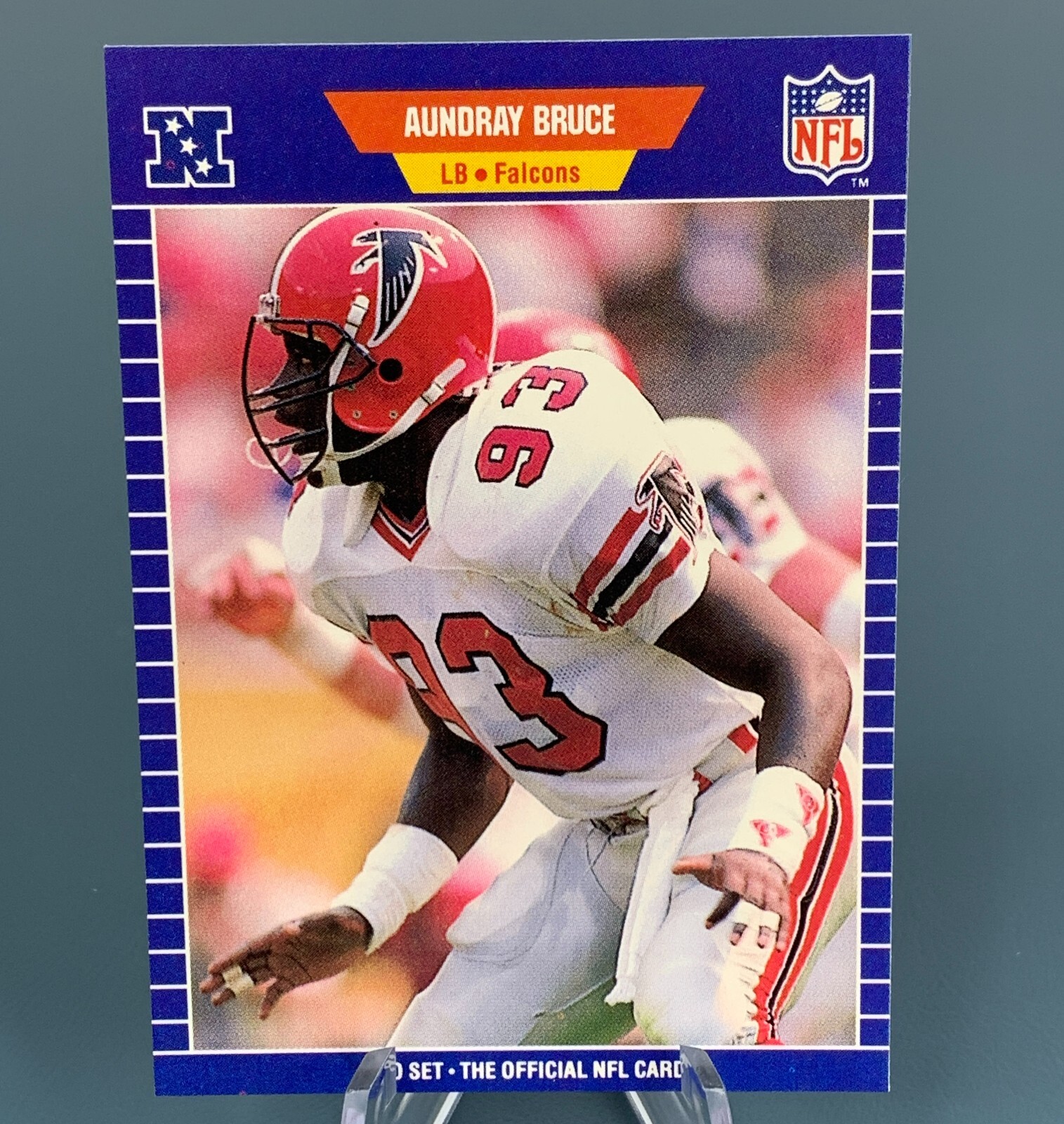 1989 NFL Pro Set Aundray Bruce Card #2 Atlanta Falcons Football ...