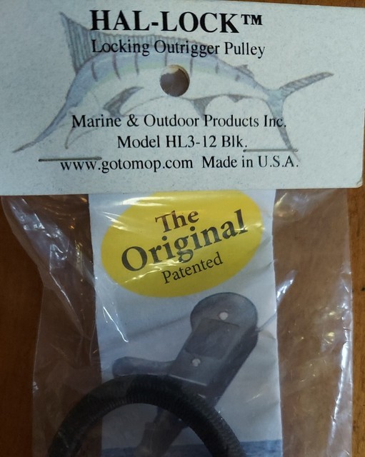 Hal-Lock Locking Outrigger Pulley Triple 12" - HL3-12 - Black - for ...