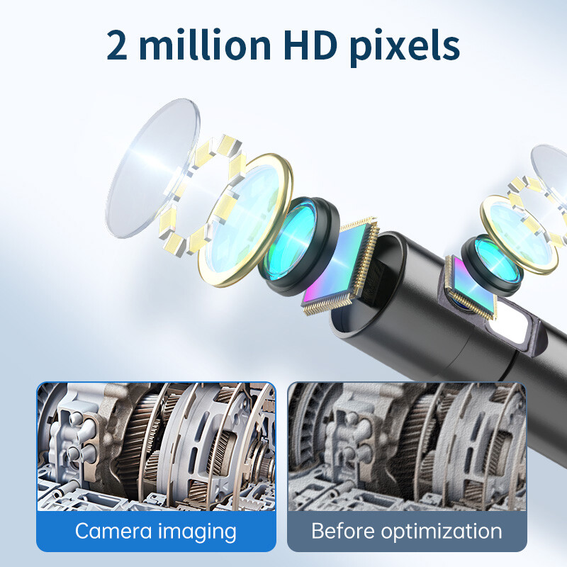 2MP Single/Dual Lens Waterproof Endoscope Camera Borescope for Iphone ...