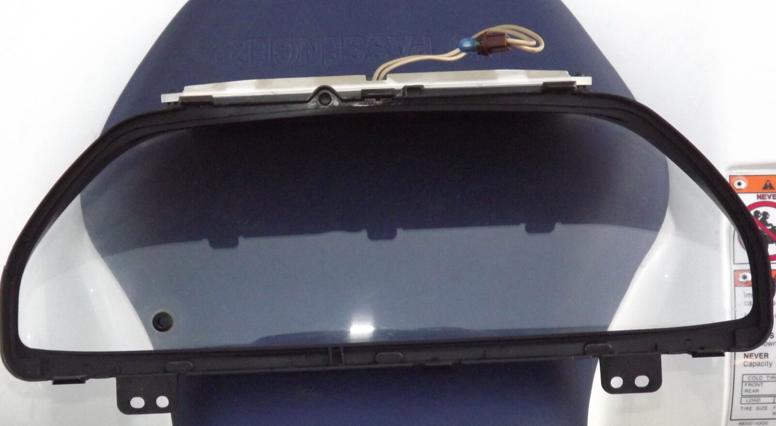 90-93 OEM USDM JDM Acura Integra DA SK7 SK8 dash gauge cluster visor ...