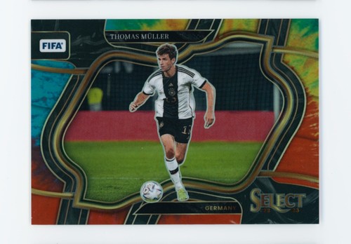 2022-23 Thomas Muller Panini Select Field Level Tie-Dye Prizm Germany ...