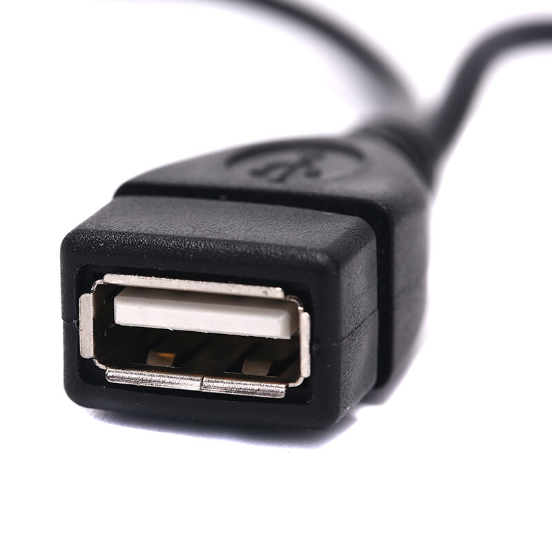 OTG Power Splitter Y Cable Micro USB Male to USB A Male Female Adapter ...