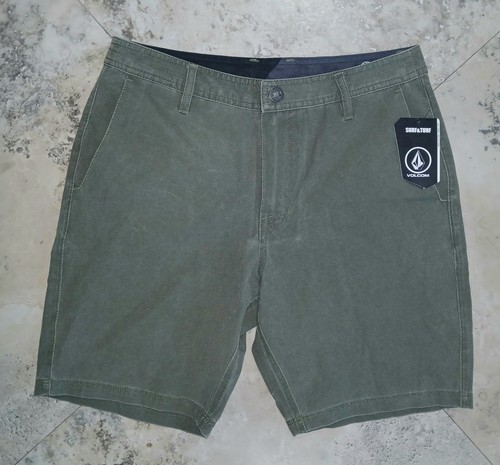 Volcom Surf And Turf Shorts Mens 29 Green Four Way Stretch | eBay