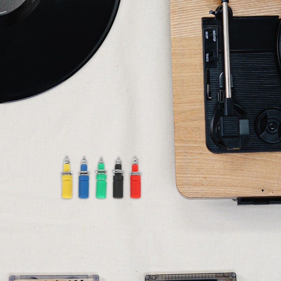 50 Pcs Audio Terminal Banana Speaker Connectors Accessories Plug | eBay ...