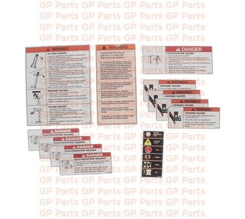 JLG 2902522, DECAL KIT - SAFETY 1930ES,2630ES,3246ES | eBay