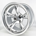 EMPIRE 14" Rodder RD2 Silver Polished Golf Car Cart Rim Only 14x7 (1 ...