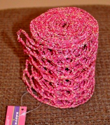 Bead flocked wire roll Easter Crafts 4"x 9 feet | eBay
