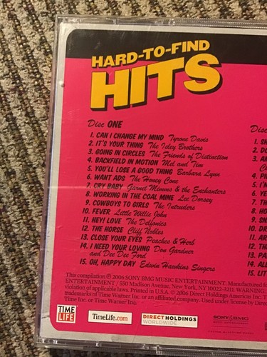 TIME-LIFE HARD TO FIND HITS RARE 2-CD SET, OOP CD 30TRX | eBay