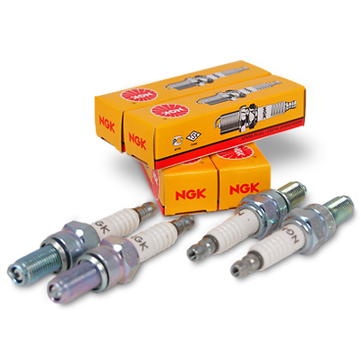 NGK SPARK PLUGS MARINE ENGINE NGK BKR6EKU #6993 SET OF 4 BOAT ENGINE ...