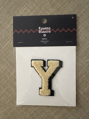 LOT Of 3 Rowing Blazers x Target Letter Patches "Y" Brand New - Limited ...