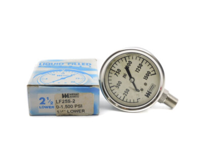 WEISS INSTRUMENTS LF25S-2 0-1500PSI NSMP | eBay