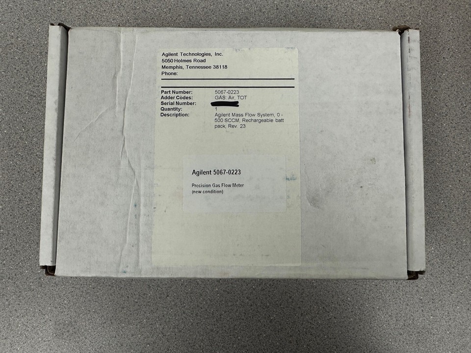 Agilent 5067-0223 Precision gas flow meter | eBay